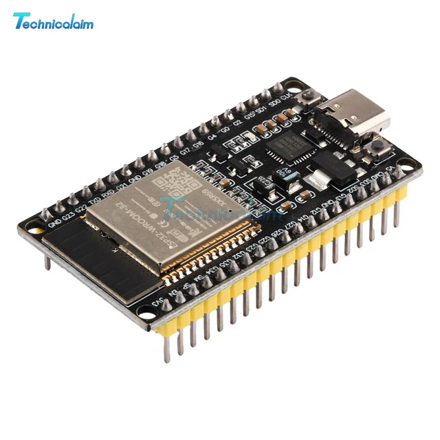 ESP32 WIFI BLUETOOTH Development Board WROOM-32 Module CP2102 Soldered ...