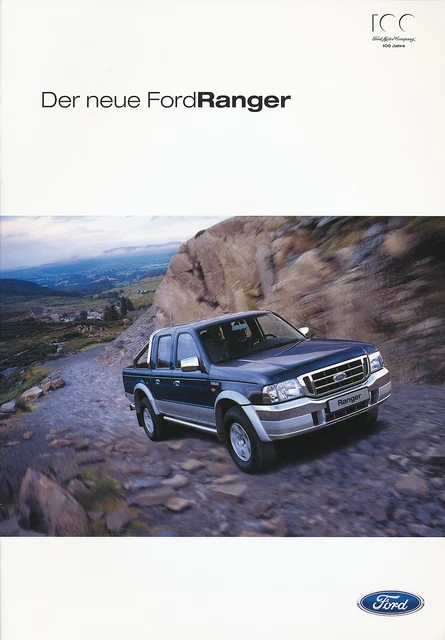 FORD RANGER PROSPEKT 3/03 2003 Autoprospetto brochure brochure broschyr ...