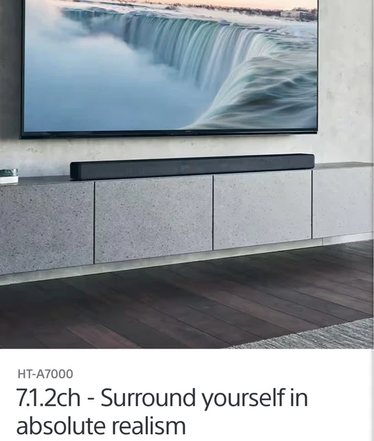 SONY HT-A7000 A Premium Soundbar 7.1.2ch With Built In Dual Subwoofer ...