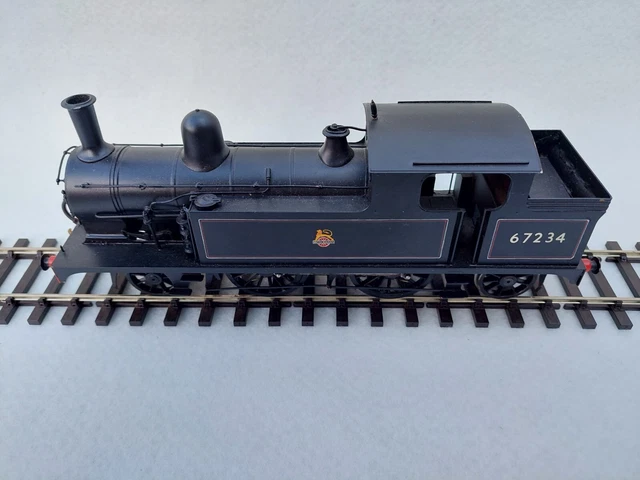 O-GAUGE 2-4-2T TANK locomotive BR 27234 black, kit built £150.00 ...