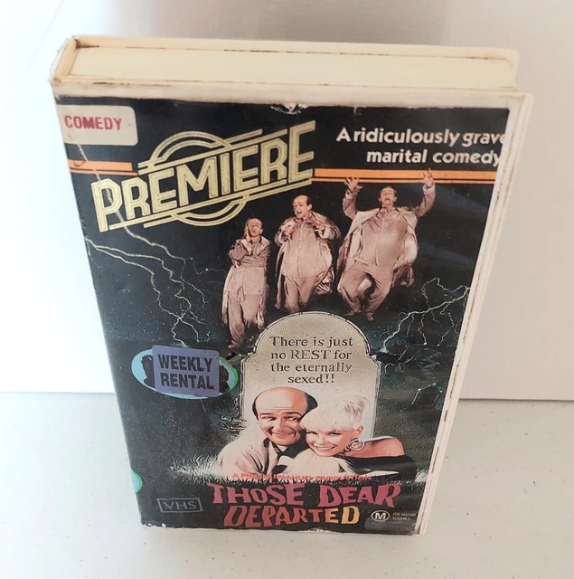 RARE VHS VIDEO Tape THOSE DEAR DEPARTED Big Box Clam Shell Ex Rental Premiere $39.99 - PicClick AU