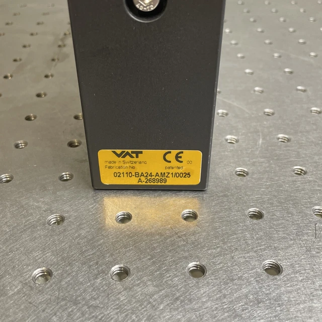 VAT 02110-BA24-AMZ1/0025 PNEUMATIC Rectangular Wafer Transfer Valve ...