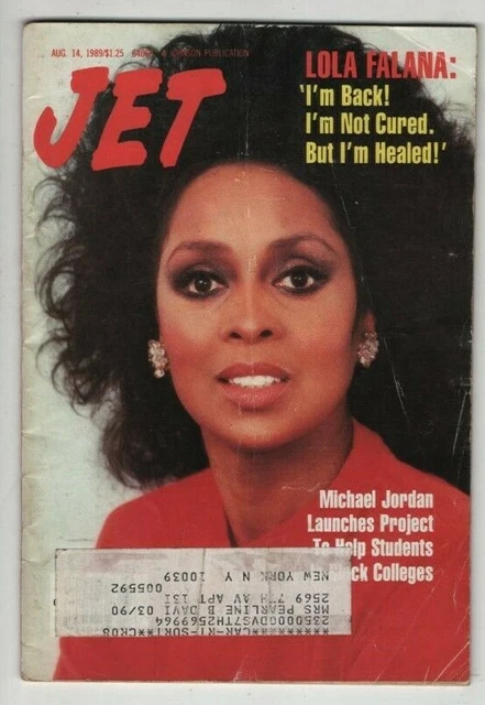 LOLA FALANA MICHAEL Jordan Jet Magazine August 14, 1989 OB EUR 13,47 ...