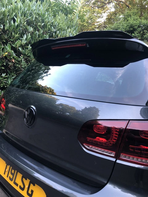 GLOSS WINDOW ROOF Spoiler Wing Sun Shade Vent Lip For VW Golf MK6 MAX ...