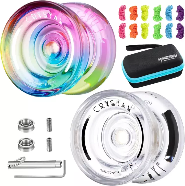 MAGICYOYO 2 PACK of Yoyo K2 Crystal, Responsive Yoyo Kids, Dual Funtion ... MAGICYOYO 2 PACK of Yoyo K2 Crystal, Responsive Yoyo Kids, Dual Funtion ...