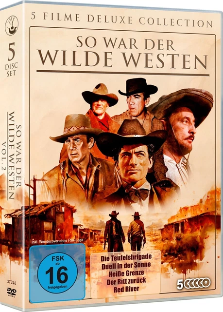 SO WAR DER wilde Westen Deluxe Collection Vol. 2[DVD/Neu/OVP] 5 Western ...