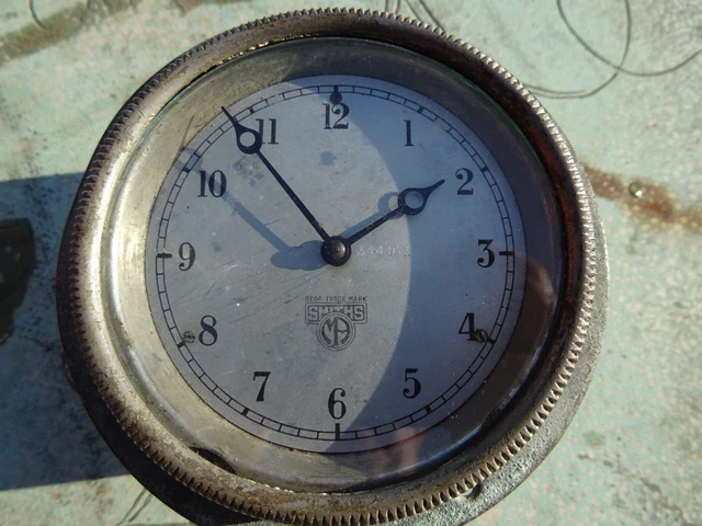SMITHS CAR CLOCK Circa 1930's, used in Austins, Morris, Riley, Rover. £ ...