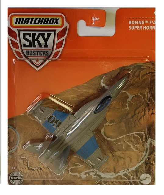 MATCHBOX SKY BUSTERS F/A-18 Super Hornet Boeing Mattel EUR 12,39 - PicClick FR