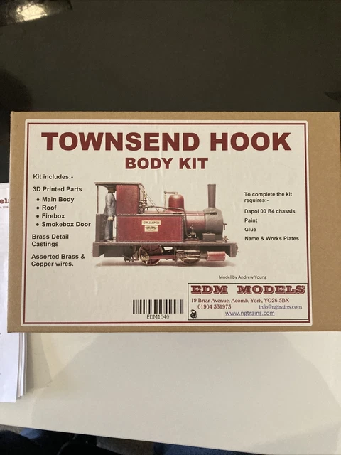 EDM MODELS TOWNSEND Hook loco body kit to fit Dapol 00 B4 Chasis EUR 11 ...