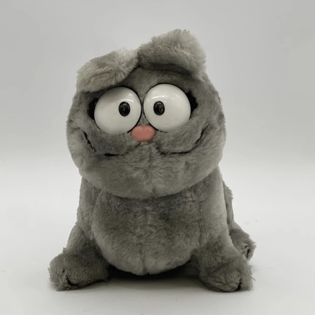 VINTAGE 1983 NERMAL Plush Cat Garfield Cartoon Dakin Stuffed Animal Toy ...