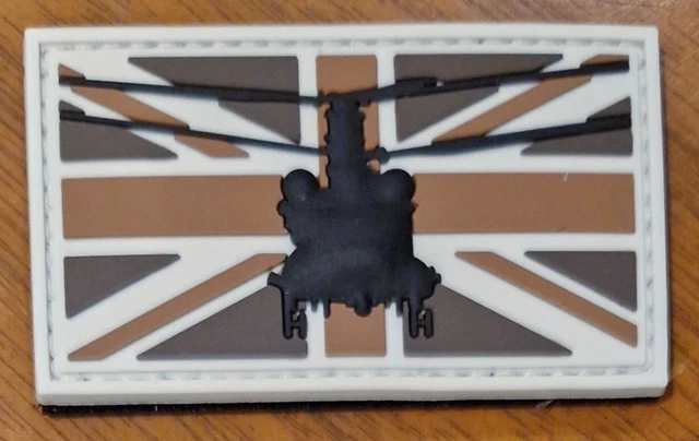 RAF BOEING CHINOOK Ch47 Union Jack Pvc Patch Velkro Backed £8.00 ...
