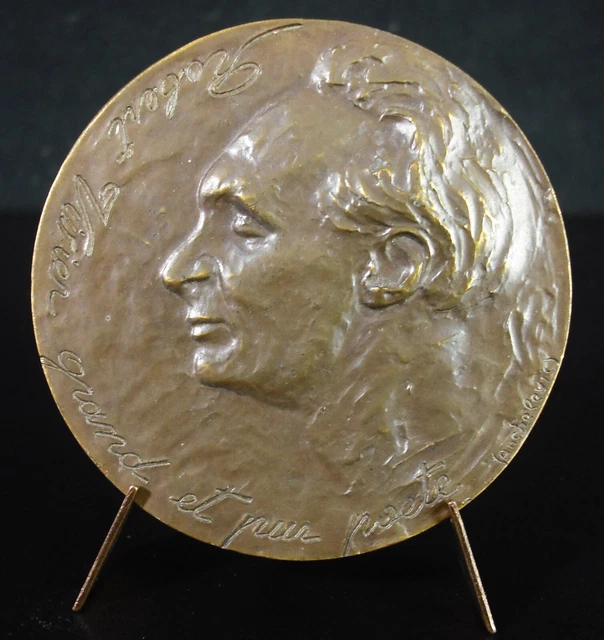 MEDAL ROBERT LIVEWELL " Large And Pure Poet " Belgium Idel Control ...