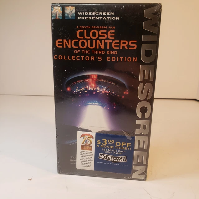 CLOSE ENCOUNTERS OF the Third Kind VHS New Sealed Collector's Edition ...
