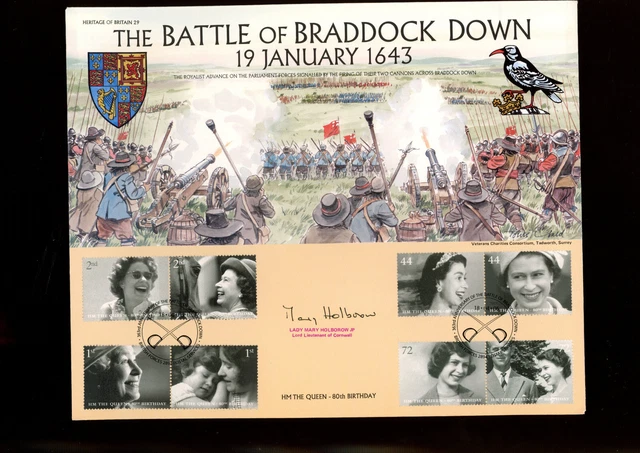 2006 QUEEN- 80TH Birthday The Battle of Braddock Down firmato ufficiale ...