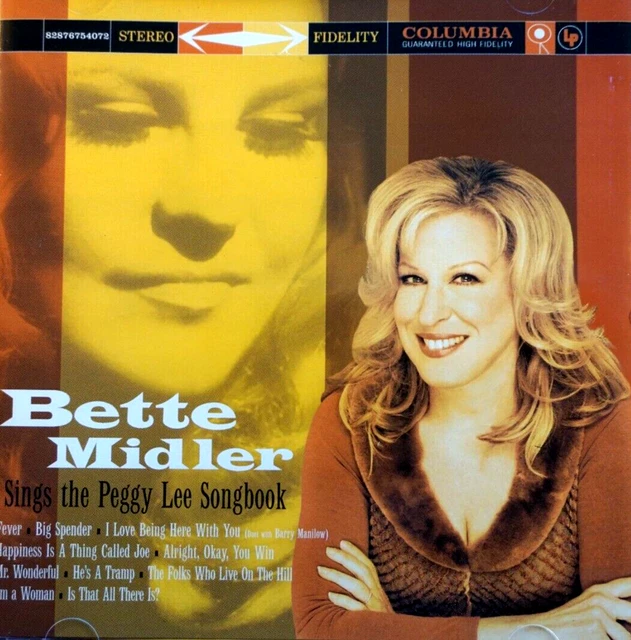 BETTE MIDLER CD Sings The Peggy Lee Songbook $7.95 - PicClick AU