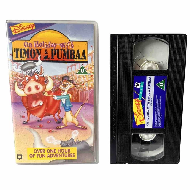 DISNEY ON HOLIDAY With Timon & Pumbaa Vhs £6.99 - PicClick UK