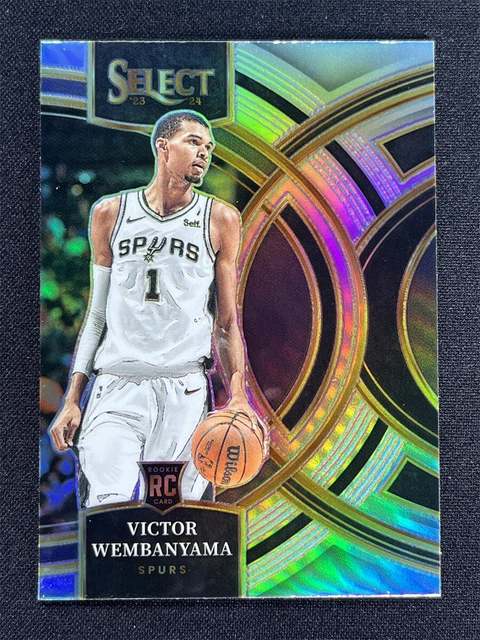2023-24 PANINI SELECT Victor Wembanyama #121 Premier Silver Rookie RC ...