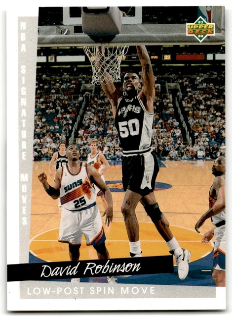1993-94 UPPER DECK NBA Signature Moves David Robinson San Antonio Spurs ...