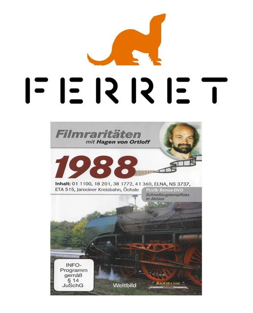 DVD: FILMRARITÄTEN MIT Hagen von Ortloff 1988 Eisenbahn Weltbild ...