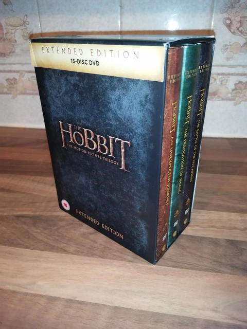 THE HOBBIT Trilogy Extended edition 15 Disc Dvd Box Set £46.47 ...