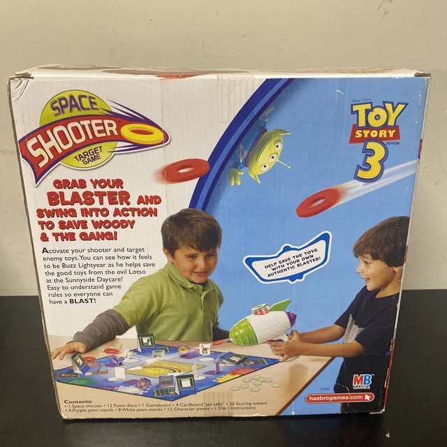 NEW MB TOY Story 3 Space Shooter Target Game Rapid Fire Blaster Safe ...