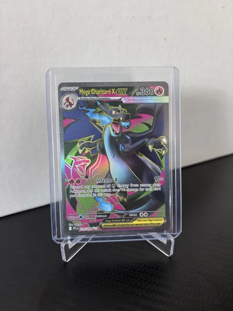 POKEMON MEO2 PHANTASMAL Flames Mega Charizard X EX - 109/094 Full Art ...