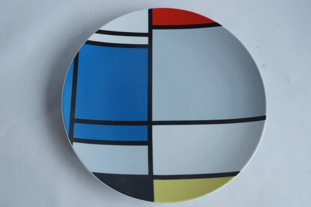 PLAT PORCELAINE PIET MONDRIAN Artes Magnus édition limitée (76675) EUR ...