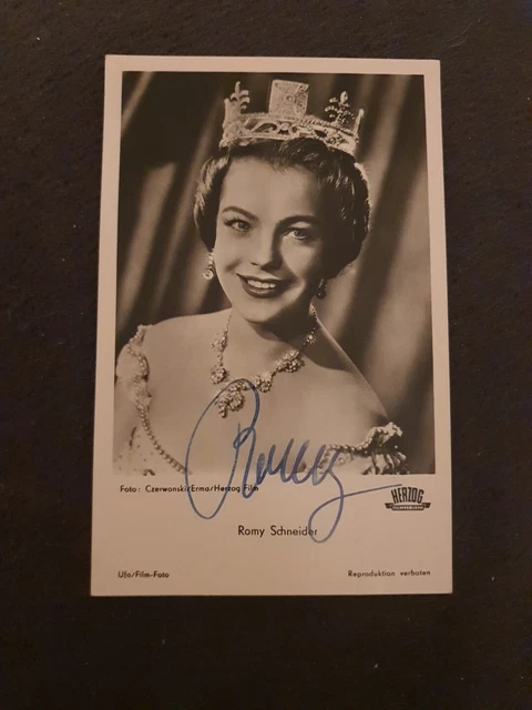 ROMY SCHNEIDER AUTOGRAMM Ufa EUR 50,00 - PicClick DE