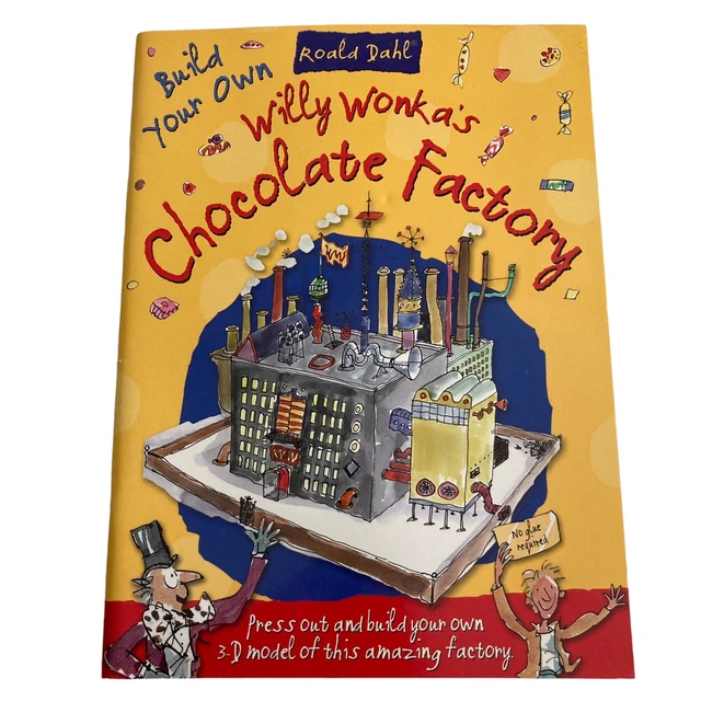 ROALD DAHL BUILD Your Own Willy Wonka's Chocolate Factory Press Out ...