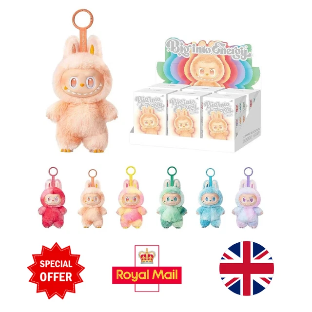 LABUBU LAFUFU THE Monsters V3 Dolls Plush Keychain Big Into Energy ...