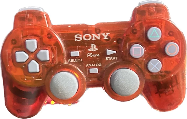 OFFICIAL SONY PSONE PlayStation 1 Slim PS1 Red Controller Translucent ...