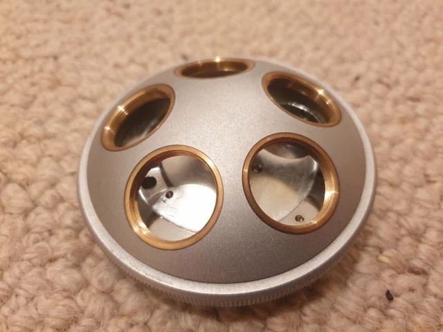 OLYMPUS MICROSCOPE QUINTUPLE 5 Objective Nosepiece Turret BH2 / BH-2 £ ...