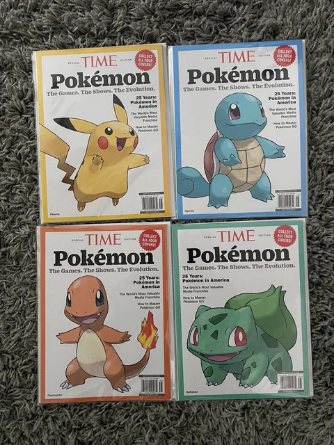POKÉMON TIME MAGAZINE Special Edition 2024 Complete Set of 4 $120.00 ...