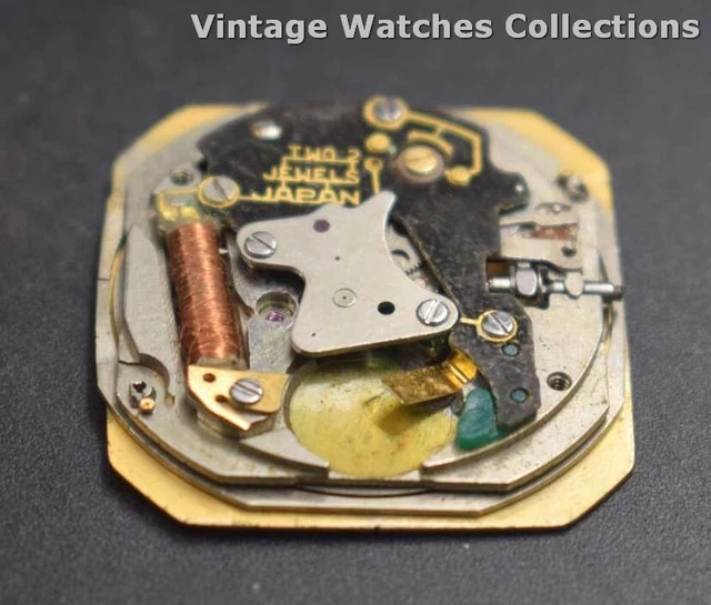 CITIZEN-7430 QUARTZ NON Working Watch Movement For Parts/Repair Work O ...