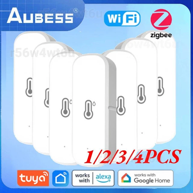 ZIGBEE/WIFI TEMPERATURE HUMIDITY Sensor Thermometer Hygrometer Tuya ...