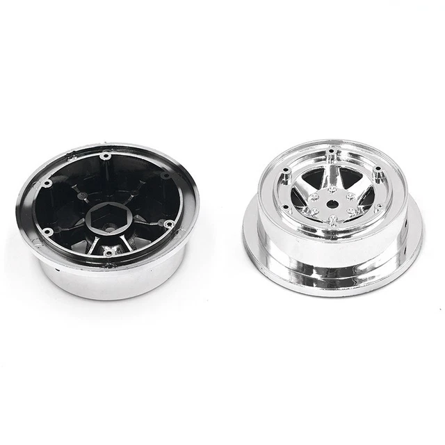 WHEEL HUB FOR WLTOYS 12428 12423 RC Car 2 Pieces 12428 0045 Silver 20mm ...