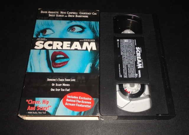 SCREAM (VHS, 1996) Rare Cult Horror Drew Barrymore Variant Cover ...