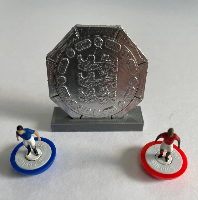 MINI TROPHY SHIELD for Subbuteo/Zeugo Stadiums (3D Printed) £6.00 ...