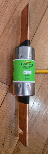 BUSSMANN FRS-R-150 FRSR150 FRSR 150A 600V Fusetron Dual Element Time ...