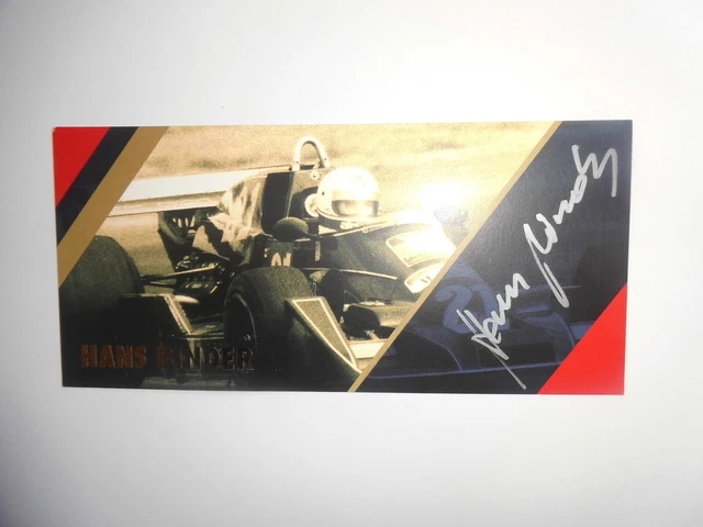 ORIGINAL HANS BINDER- Formel 1 EUR 6,99 - PicClick DE