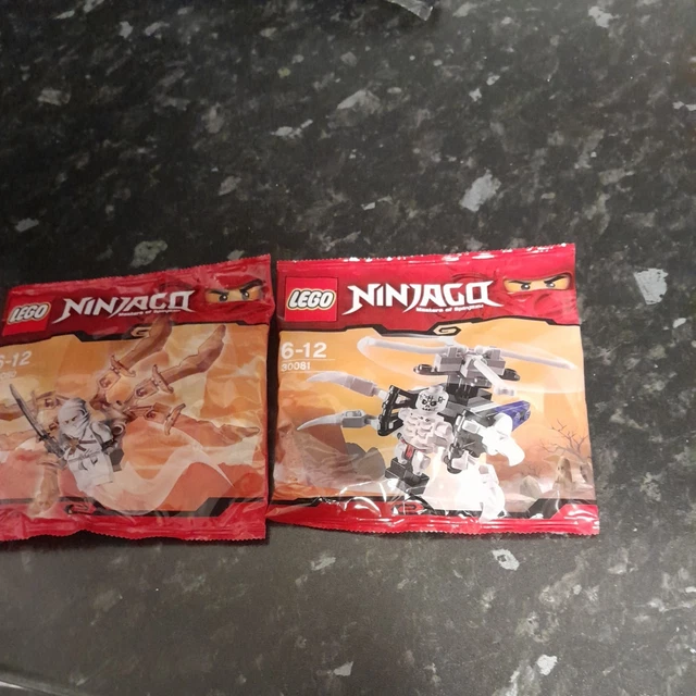 LEGO NINJAGO: NINJA Glider/Skelton Chopper..(30080..30081) Polybags £15 ...
