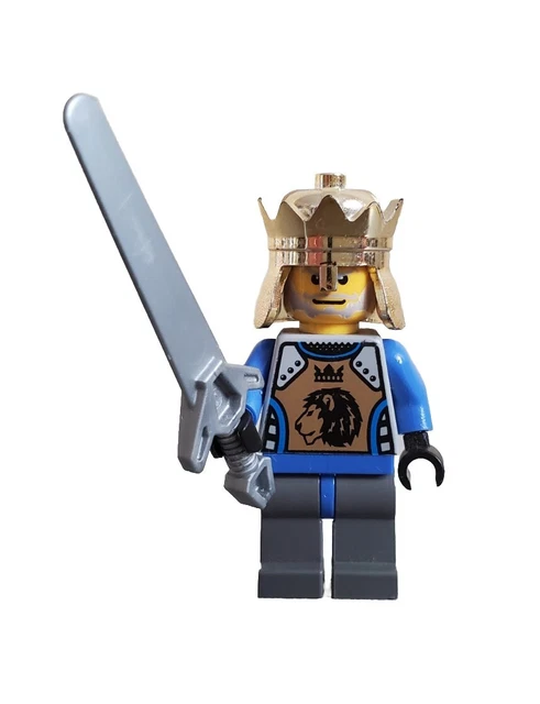 FIGURINE LEGO CASTLE 8781 Knights Kingdom II - Roi King Mathias cas258 ...
