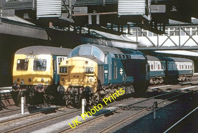 RAILWAY PHOTO 6X4 Class 37 D6808 Light Engine Nottingham c1973 £2.00 ...