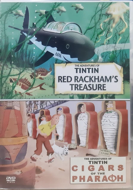 THE ADVENTURES ON TINTIN : Red Rackham's Treasure + Cigars Of The ...