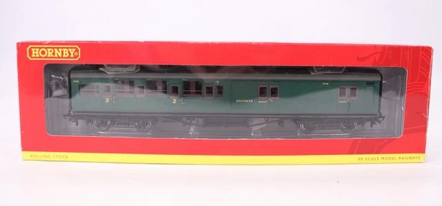 HORNBY R4342A SR Maunsell 4 Compartment Brake 3rd Class Coach 3722 ...