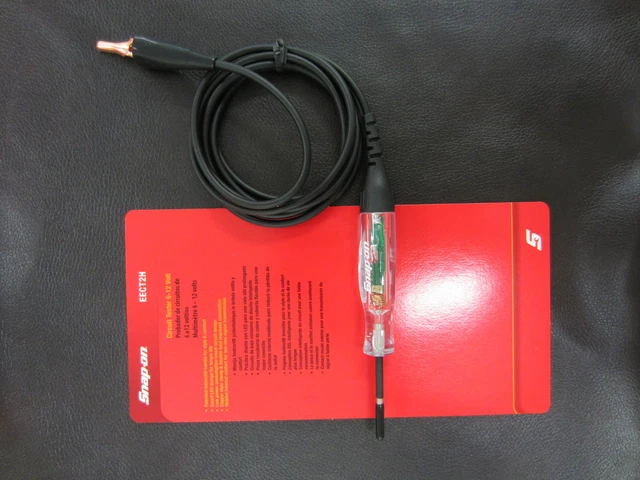NEW SNAP ON Mini Circuit Tester - Test Light 6V and 12V, LED - EECT2H £ ...