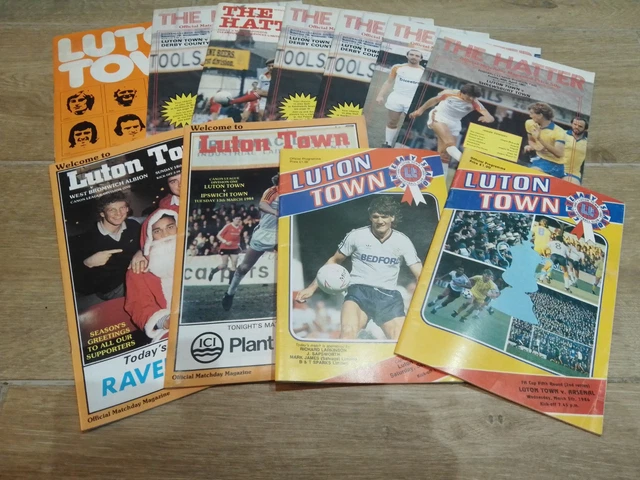LUTON TOWN JOB LOT OF 11 PROGRAMMES 1-1973 & 10-1980s £5.44 - PicClick UK