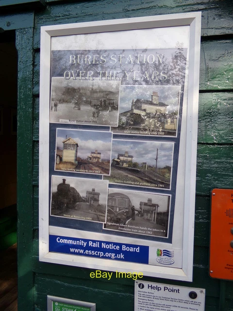 PHOTO 6X4 BURES Station over the years At Bures Railway Station off The ...