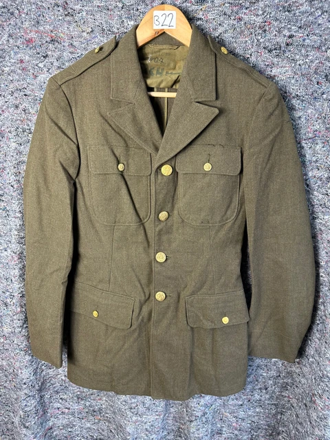 ORIGINAL US ARMY WW2 Class A Uniform Jacket - 39" Large Chest - 1940 ...