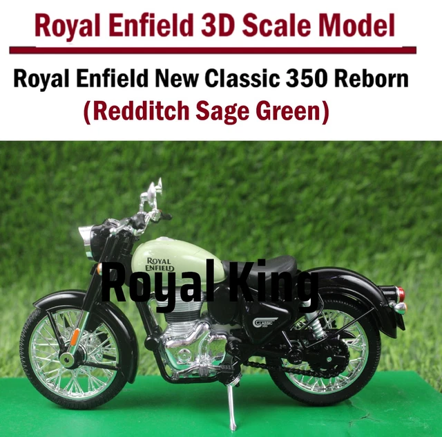 ROYAL ENFIELD NEW Classic 350 "Redditch 3D Scale Model" 1:12, Redditch ...